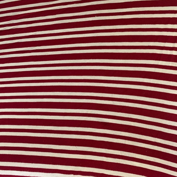Stripe Jersey Fabric - Etsy