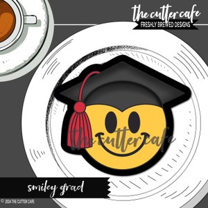 Grad Smile / Graduation Cookie Cutter by Thecuttercafe - Etsy