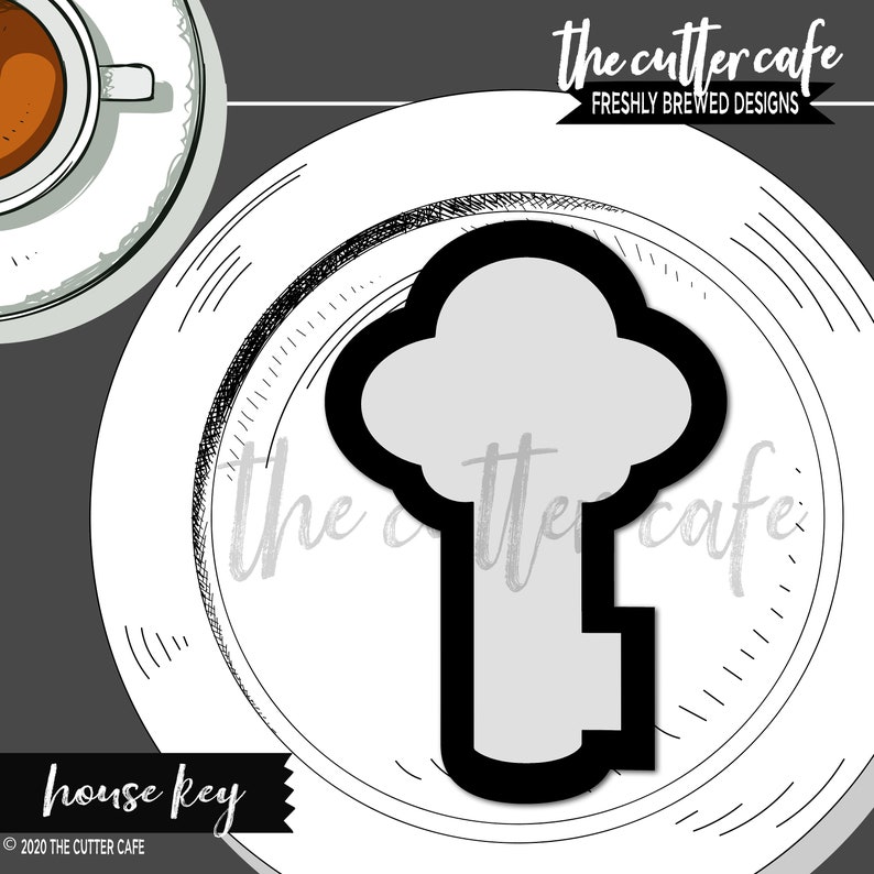 House Key / Skeleton Key Cookie Cutter by Thecuttercafe | Etsy