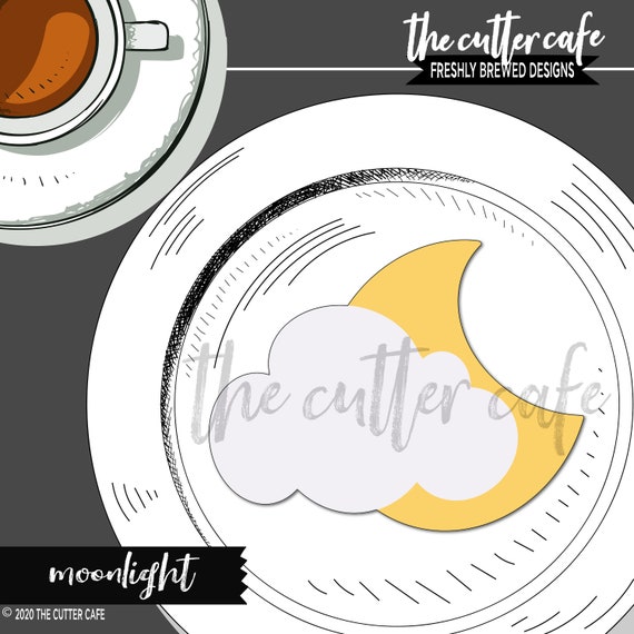 Moonlight / Moon and Cloud/ Halloween Cookie Cutter by | Etsy
