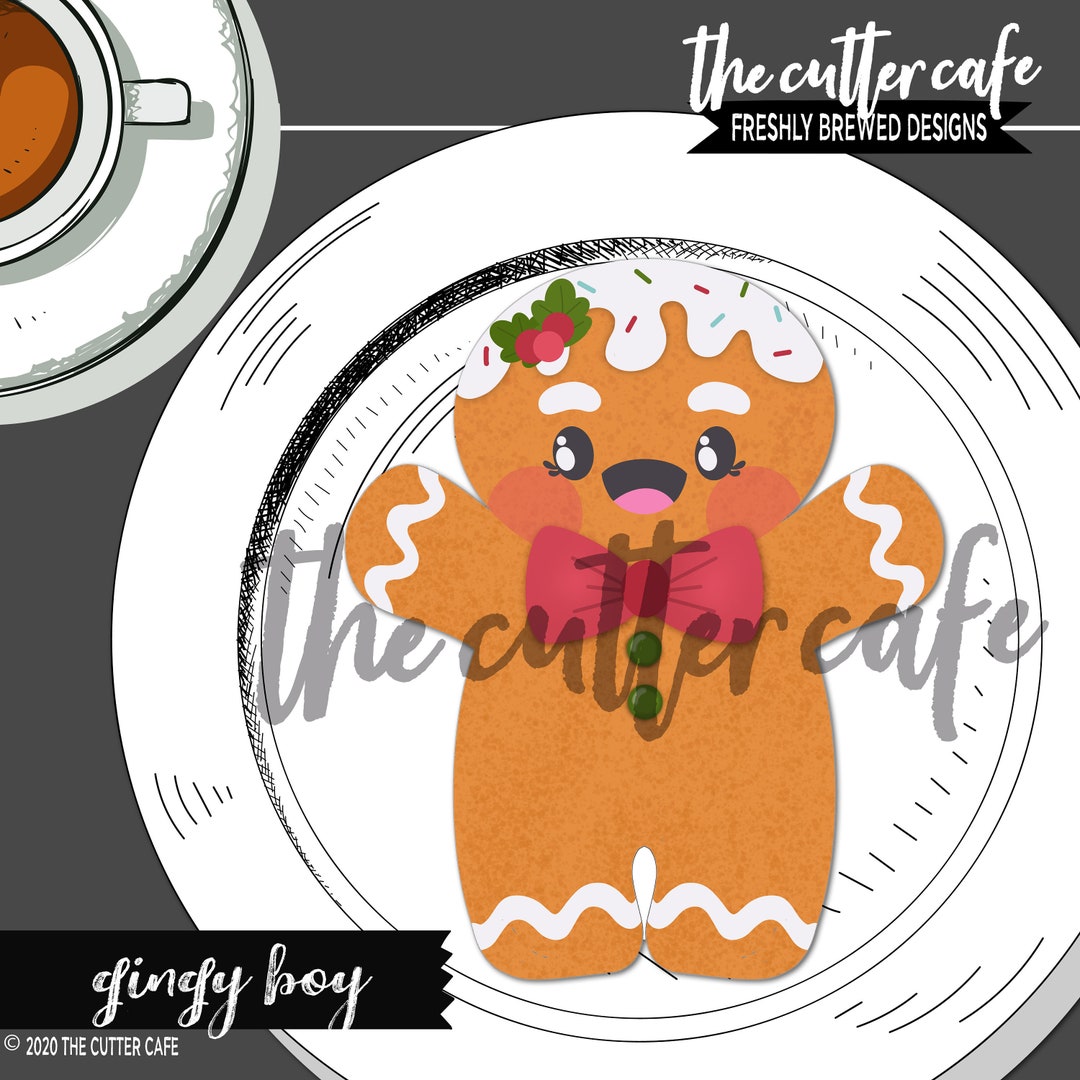 Gingy Boy / Christmas Cookie Cutter by Thecuttercafe - Etsy