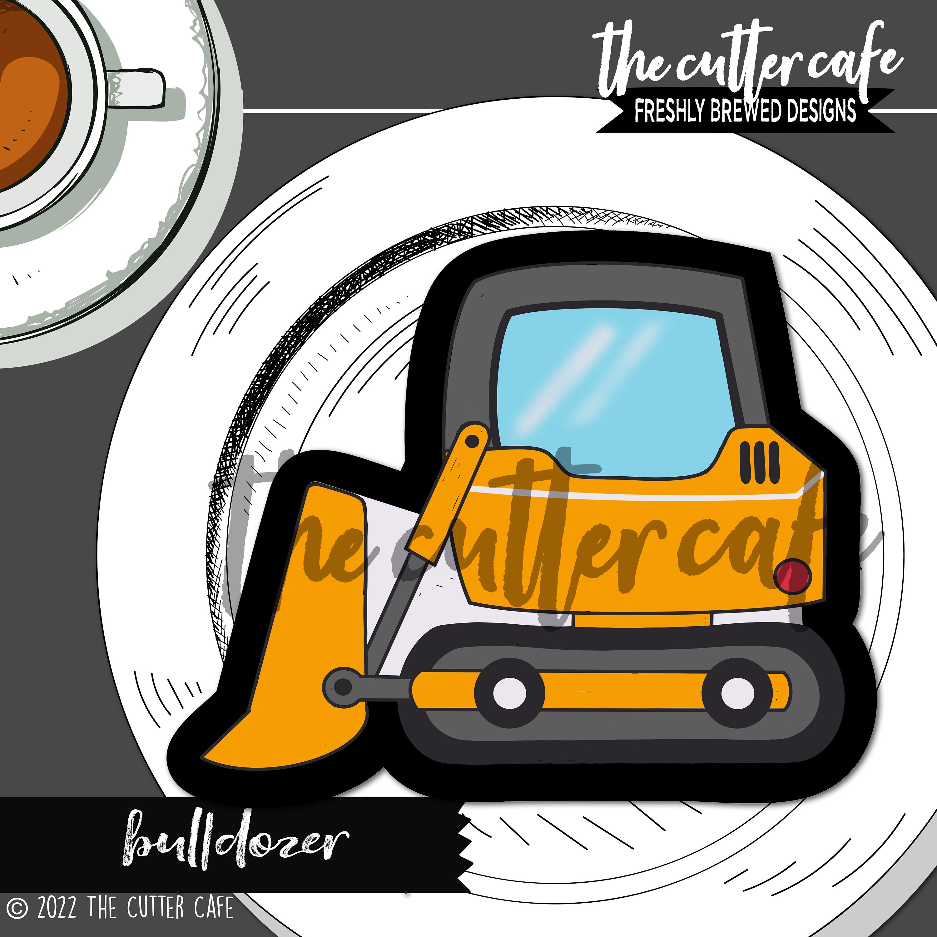 Bulldozer / Construction Cookie Cutter by Thecuttercafe - Etsy