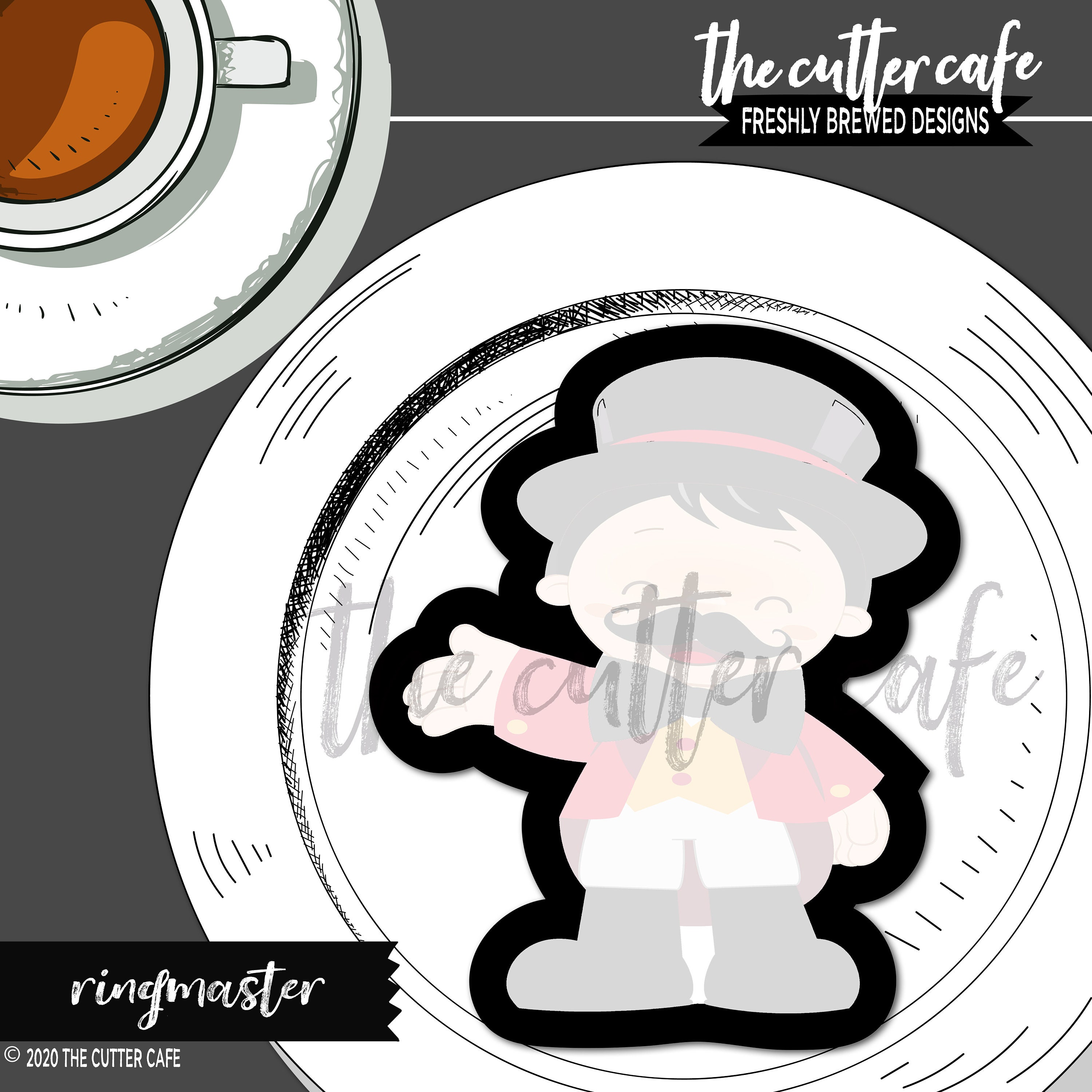 Ringmaster / Ringleader Circus Cookie Cutter por thecuttercafe - Etsy ...