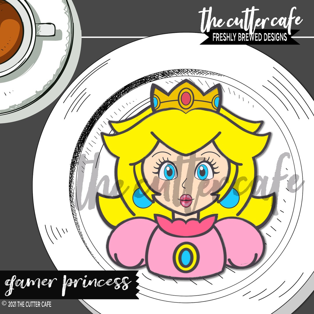 Gamer Princess / Plumber Game Cookie Cutter by Thecuttercafe - Etsy