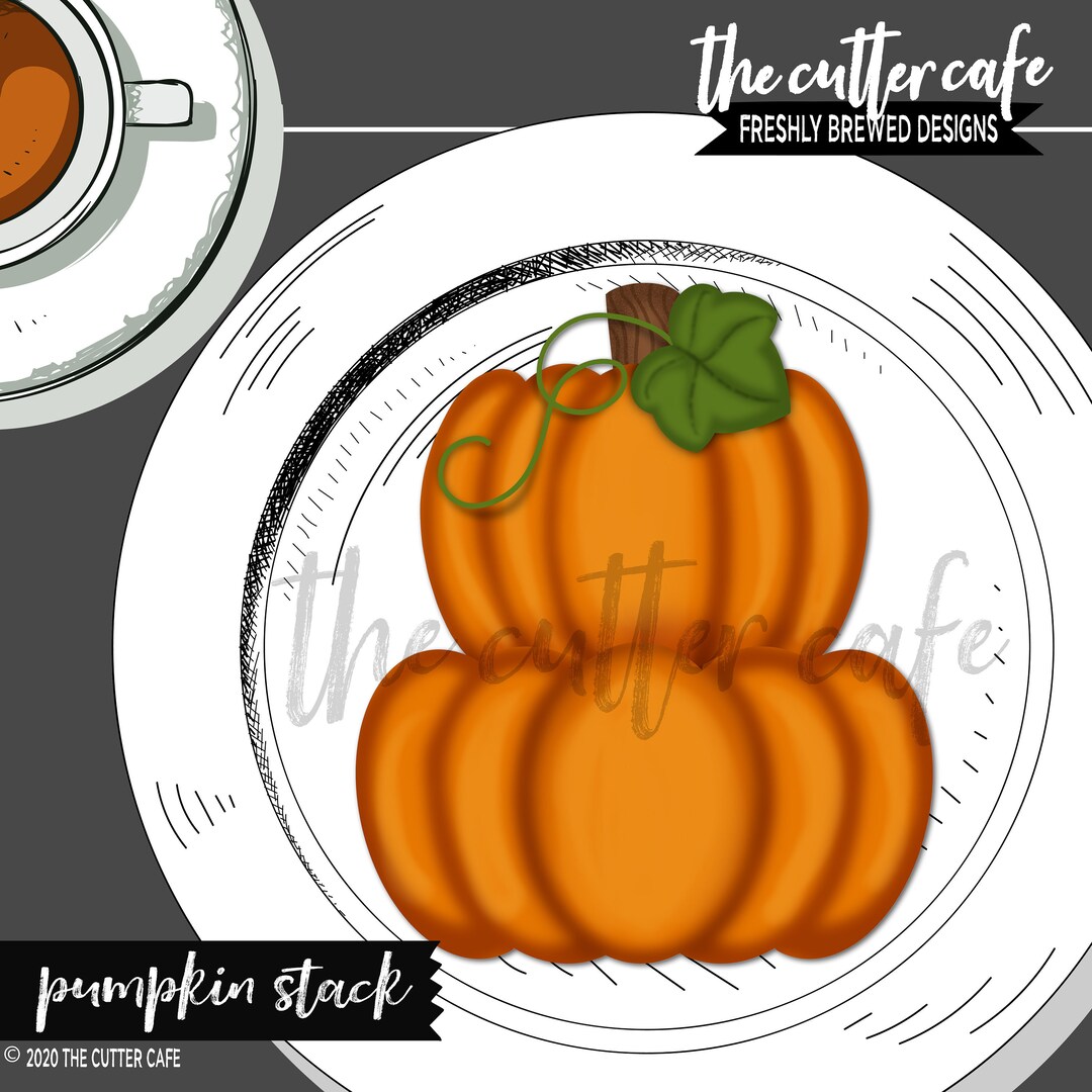 Pumpkin Stack / Fall Pumpkin Cookie Cutter by Thecuttercafe - Etsy