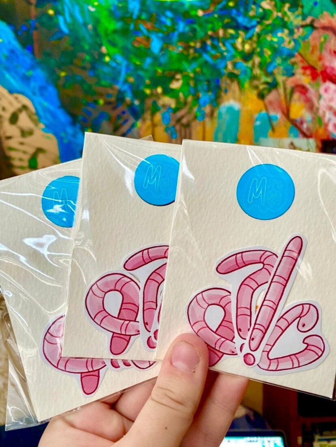 Worms//sticker Pack//vinyl Stickers//scrapbooking - Etsy