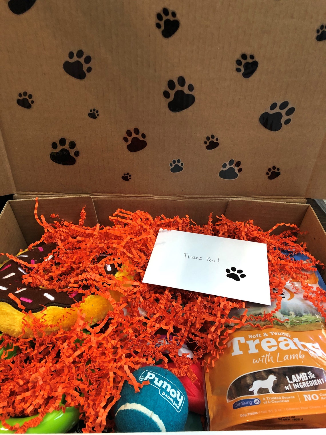 Double Pup Parcel Doggy Gift Box EIGHT Toys/treats - Etsy