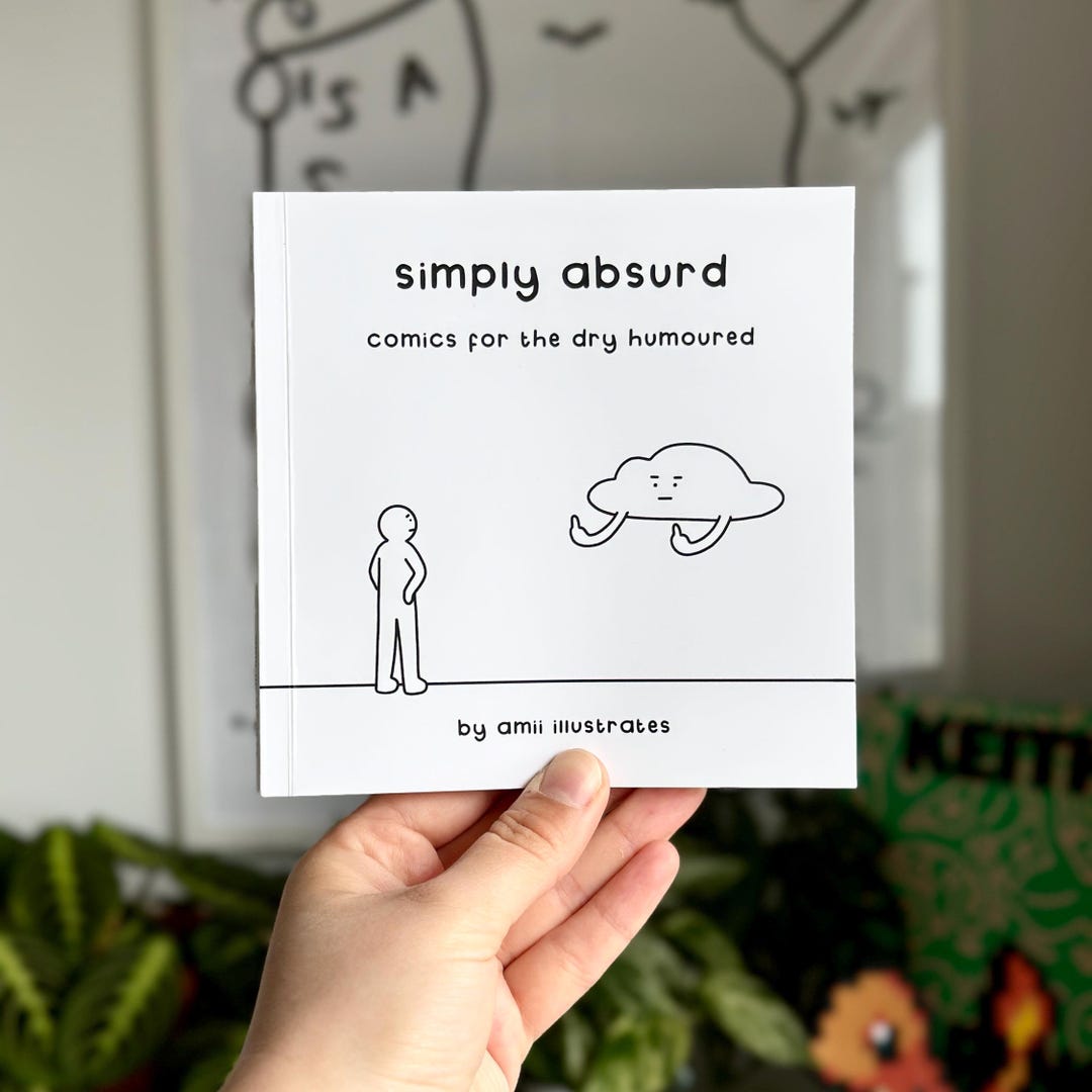 Funny 'simply Absurd' Comic Strip Book, Hilarious Cartoon Jokes, Unique ...