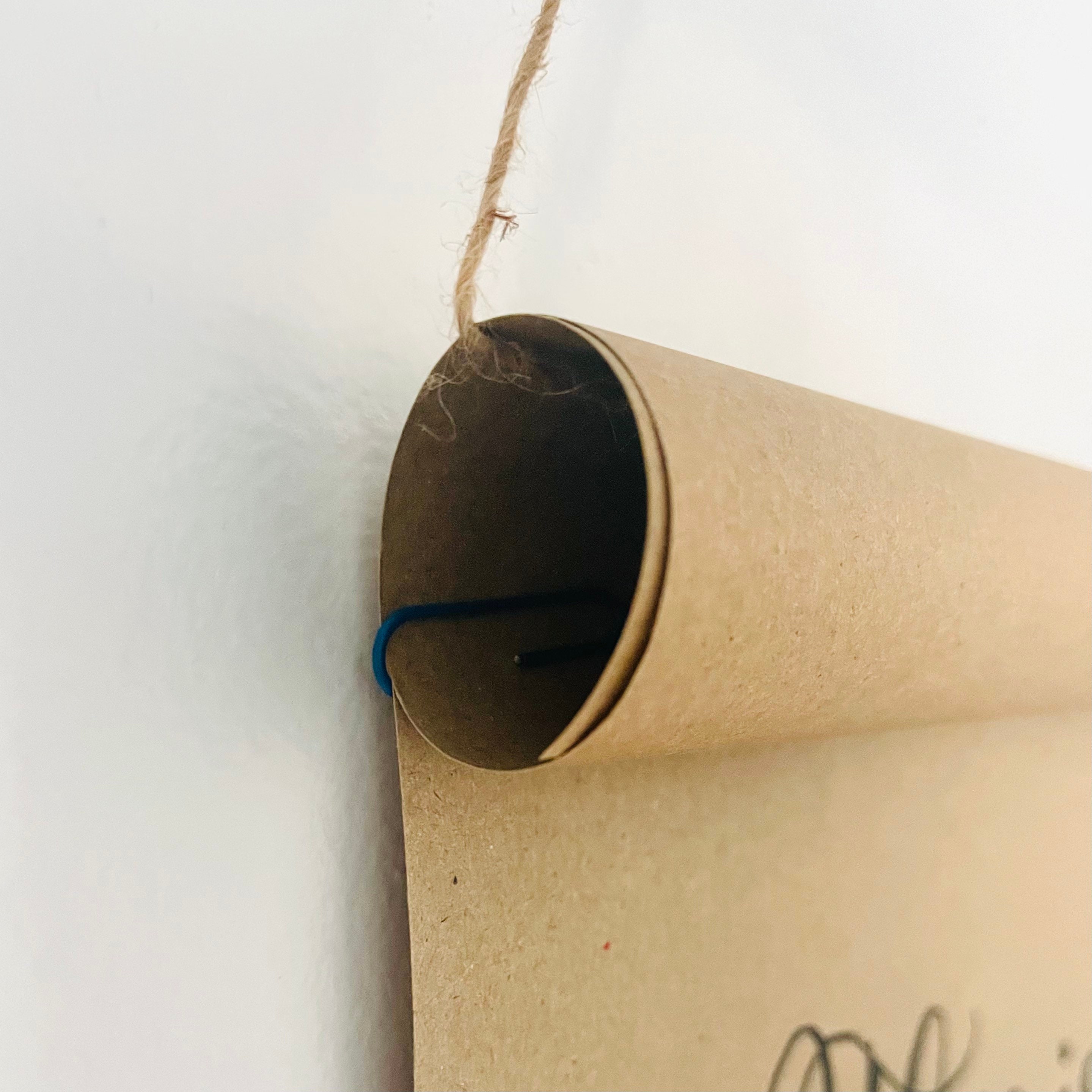 Custom Paper Scroll Sign Wall Art Kraft Paper Farmhouse - Etsy