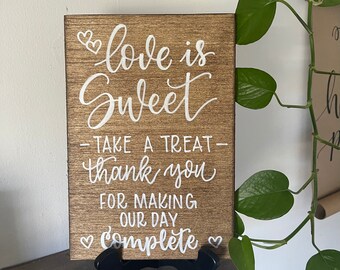 Dessert Table Sign - Etsy