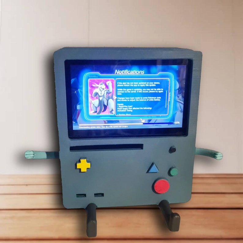 BMO Switch Games Console 3D Printed Stand Display Gaming Gamer - Etsy