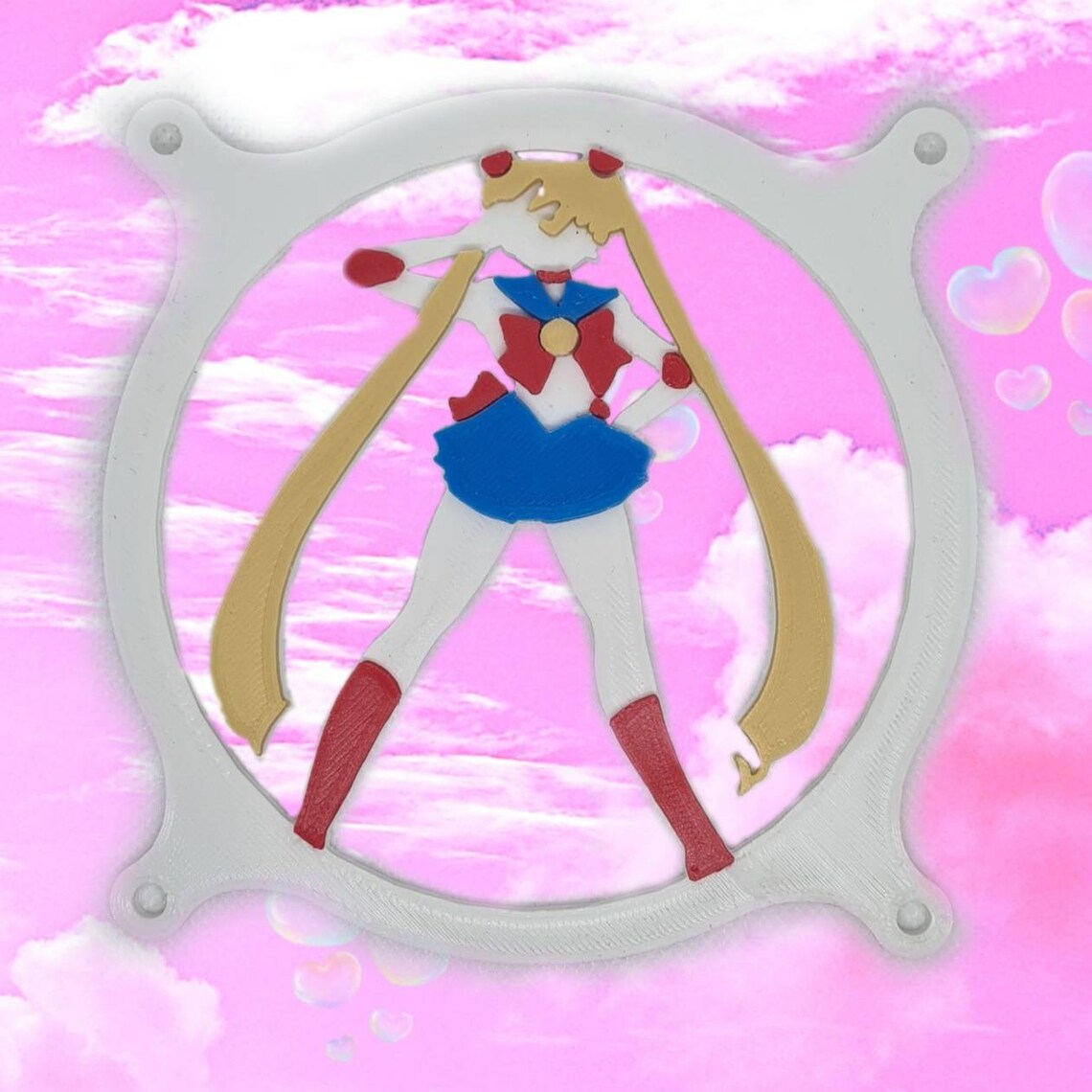 120mm PC Fan Cover Colour Sailor Moon Guard Computer Case - Etsy UK