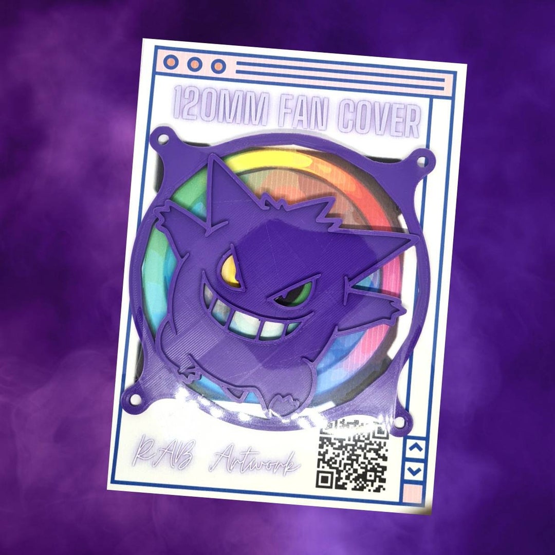 120mm PC Fan Pokemon Gengar Guard Computer Case Custom - Etsy