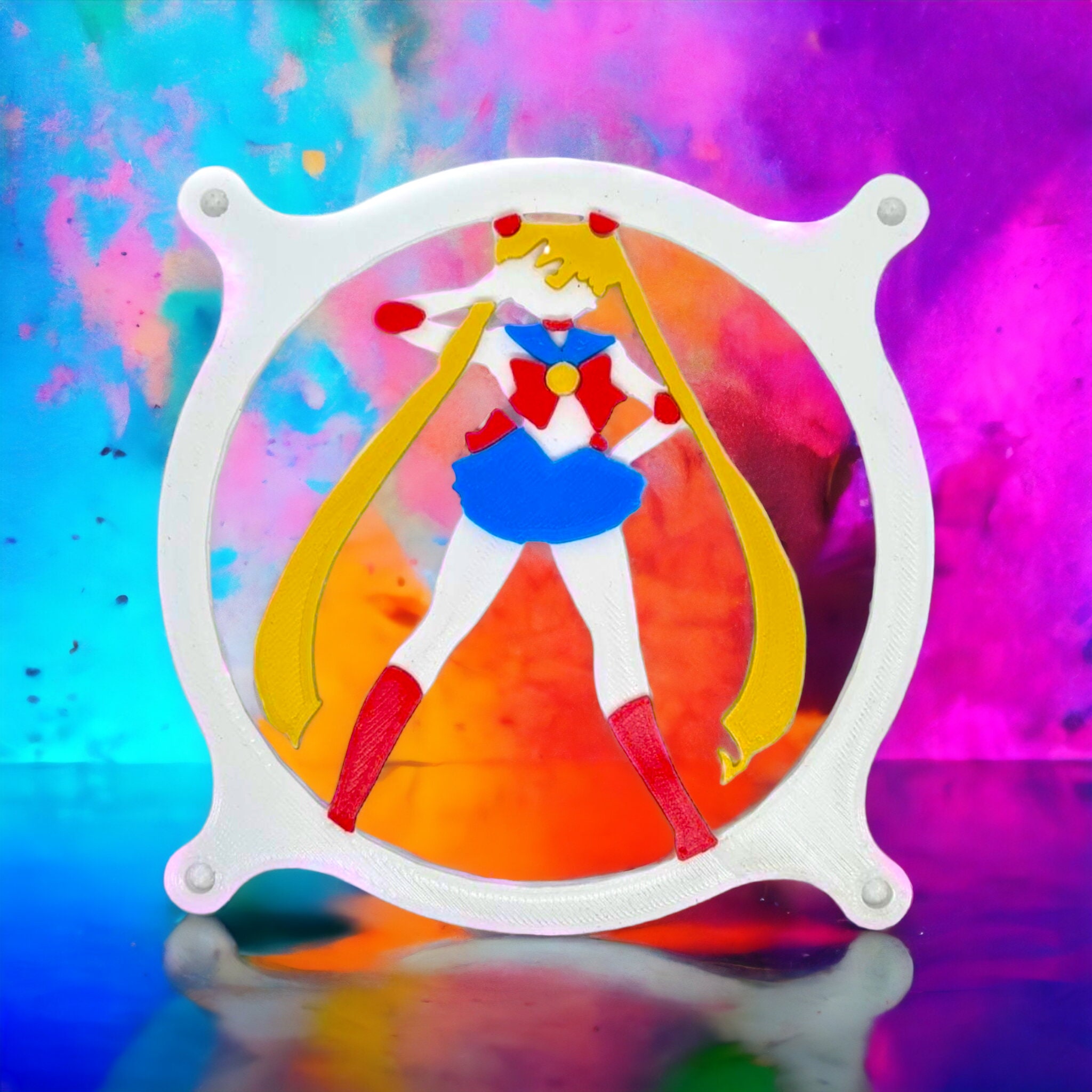 120mm PC Fan Cover Colour Sailor Moon Guard Computer Case - Etsy
