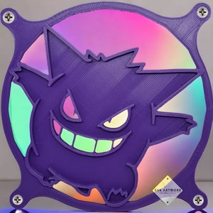 120mm PC Fan Pokemon Gengar Guard Computer Case Custom Accessory Lots ...