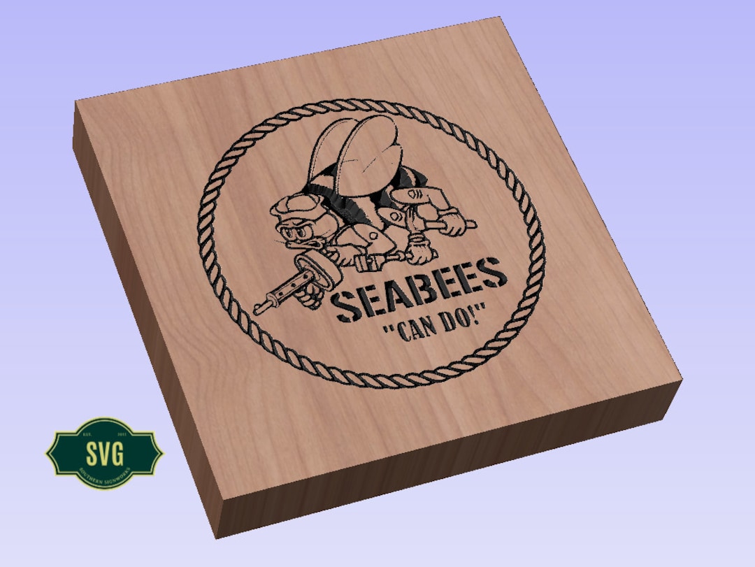 US Navy Seabee SVG Files for Cnc Router Vinyl Cutting and - Etsy