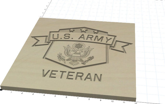 Army Veteran SVG Files for Laser Engraving Vinyl Cutters and - Etsy