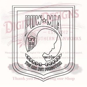 POW-MIA SVG Files for Cnc Routers, and Laser Engraving - Military - Etsy