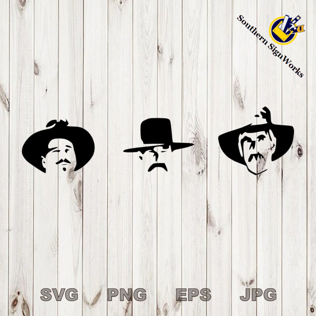 Western - Old West - Doc Holiday - Wyatt Earp - SVG - Etsy