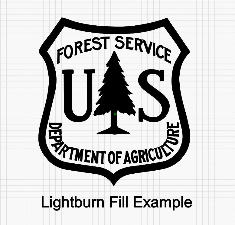 U S Forest Service Logo SVG Files for Laser Engraving Vinyl | Etsy