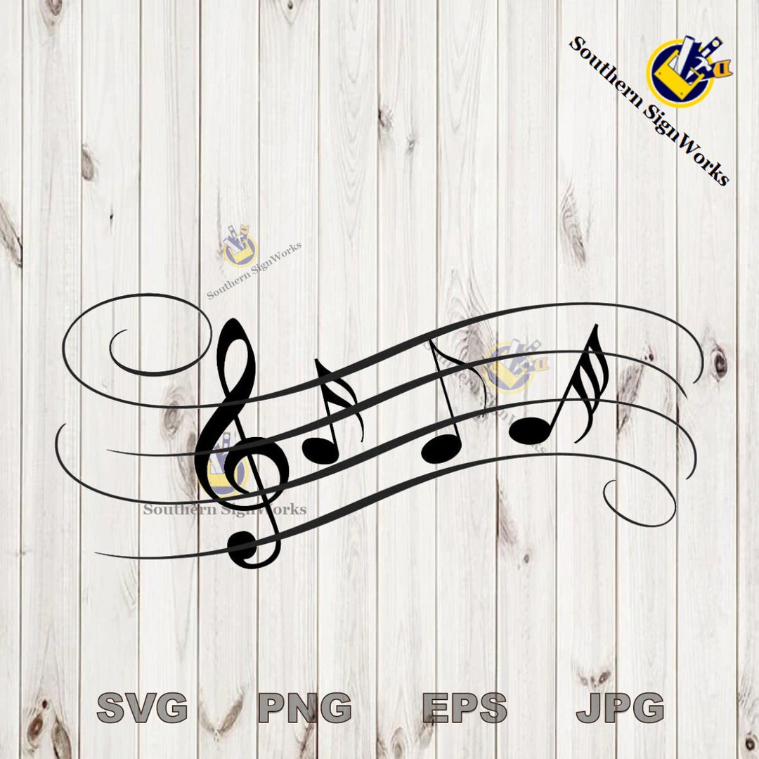 Musical Notes - SVG Files for Cnc Router and Laser Engraving - Etsy