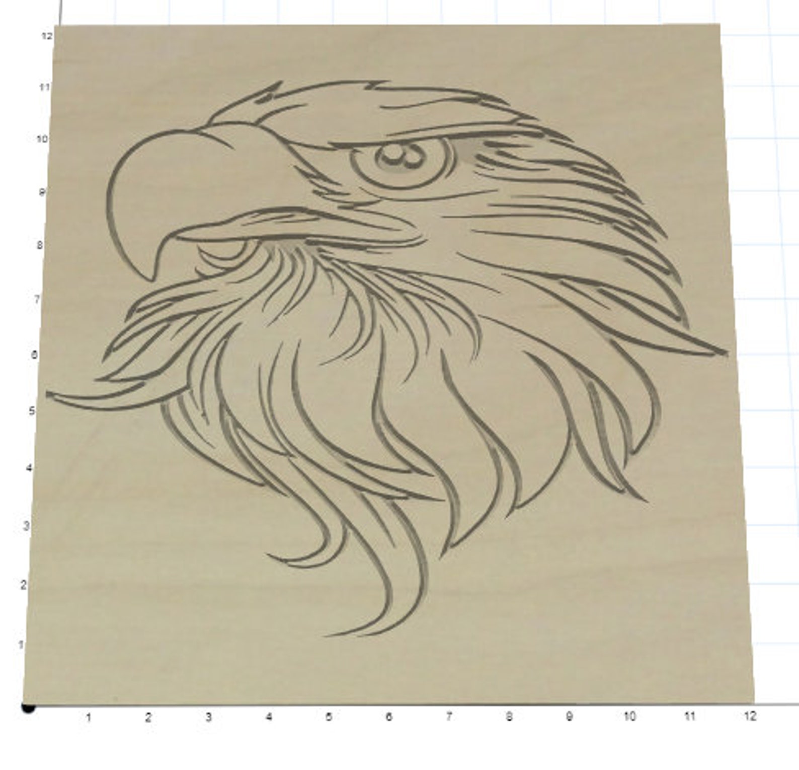 Majestic Eagle SVG Files for Cnc Routers Vinyl Cutters and | Etsy