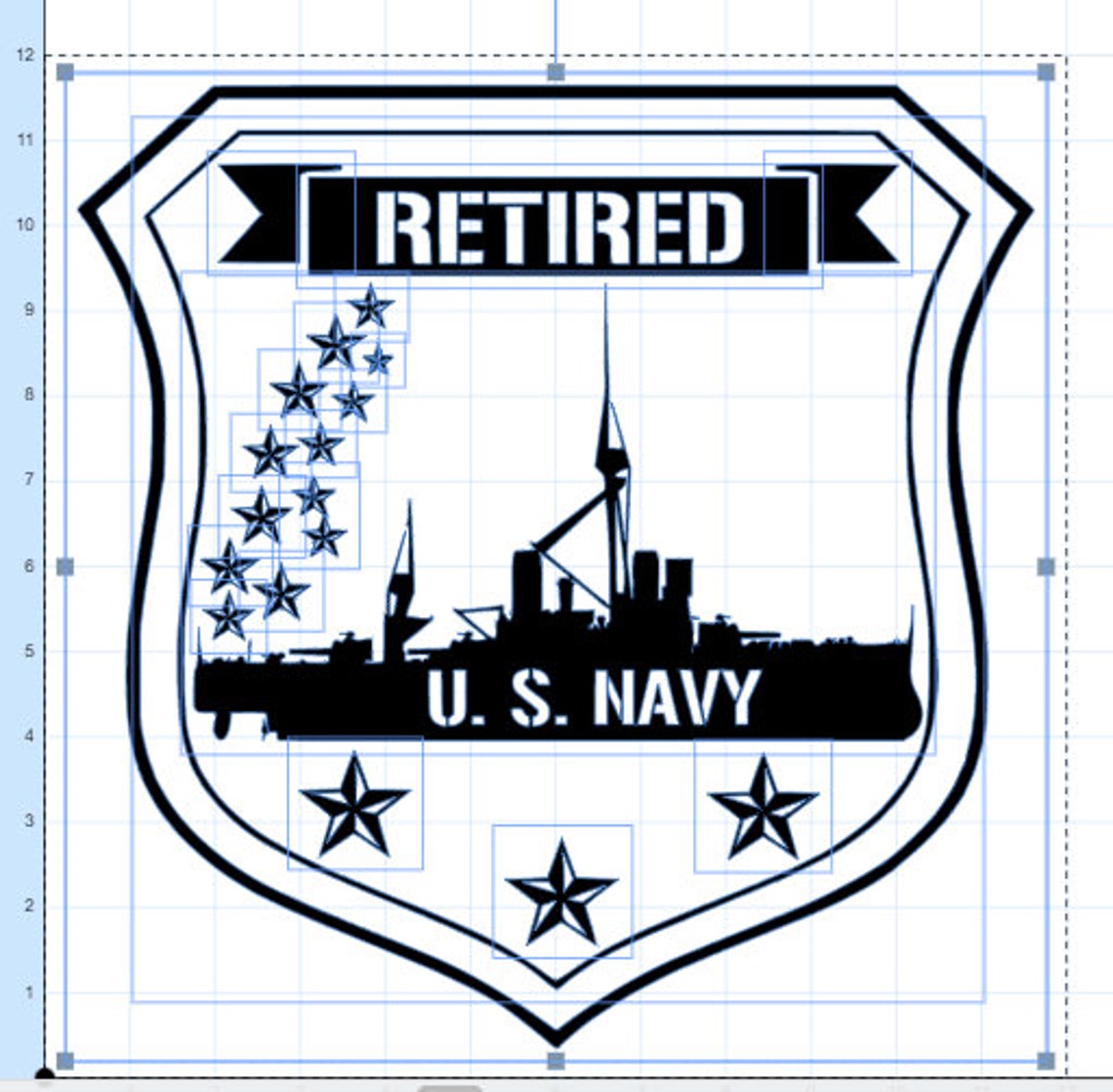 Retired U S Navy SVG Files for Laser Engraving Vinyl Cutting - Etsy