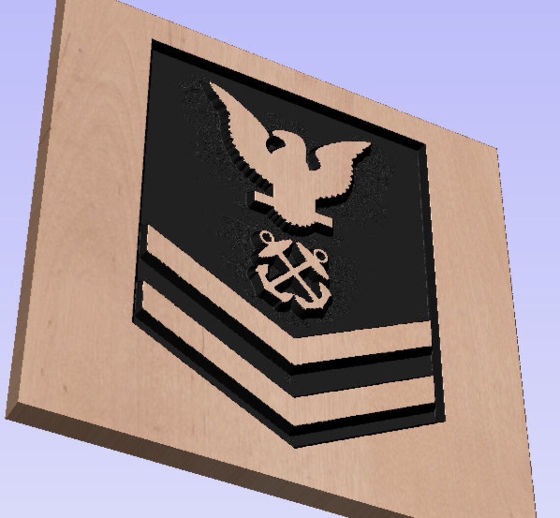 US Navy Petty Officer Second Class SVG – Laser Cut CNC File - Etsy