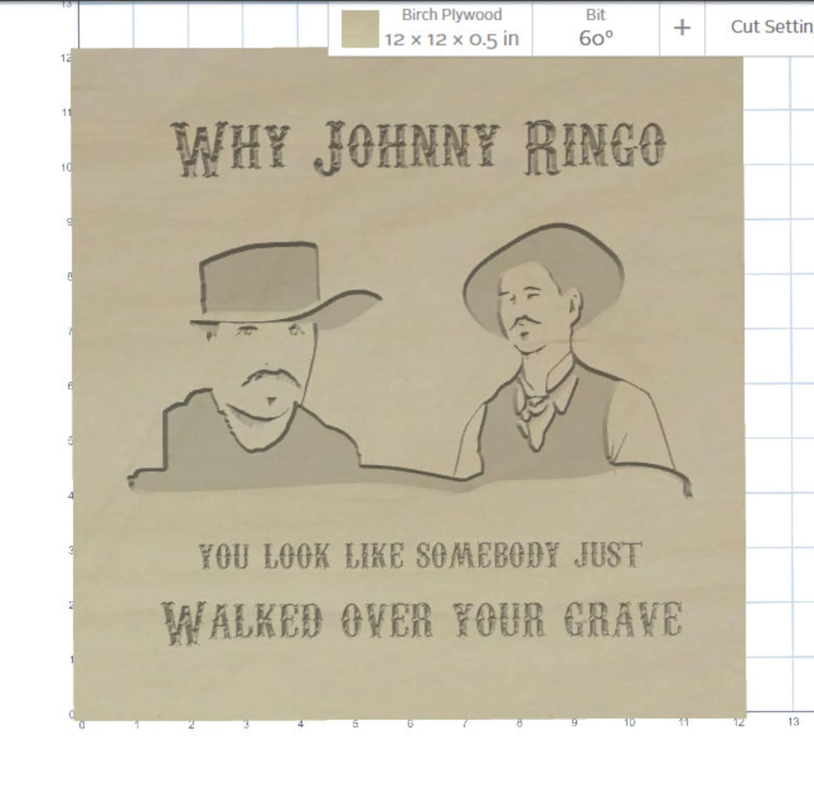 Western Doc Holiday Old West Tombstone SVG Files for - Etsy