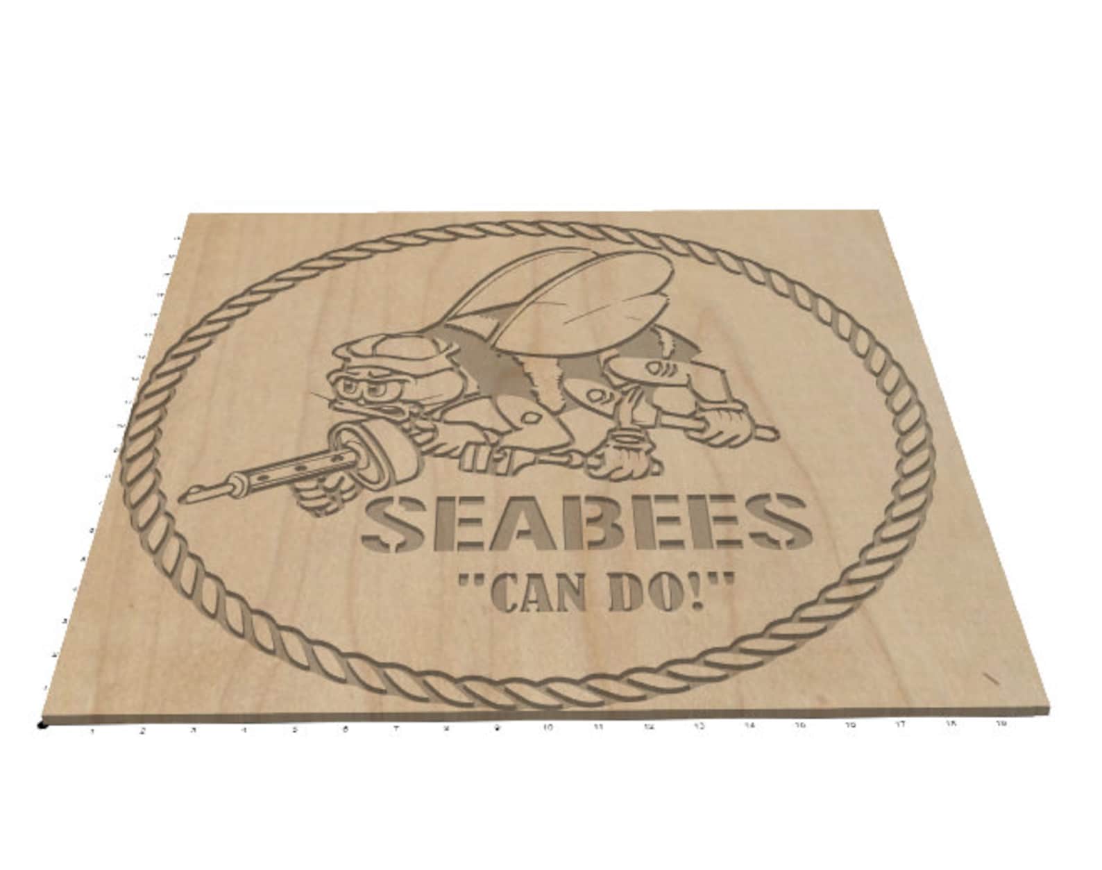 Military - US Navy Seabee - SVG Files for Cnc Router and Laser ...