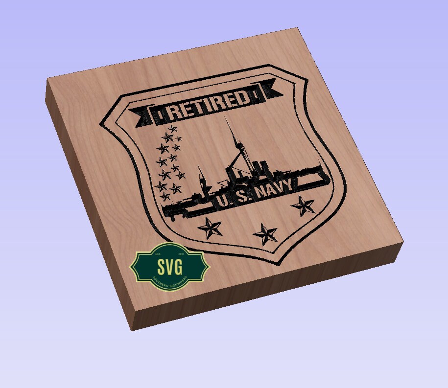 Retired U S Navy SVG Files for Laser Engraving, Vinyl Cutting and Cnc ...