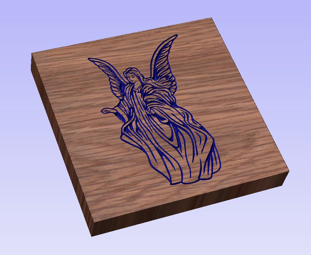 Guardian Angel SVG Files for Cnc Router and Laser Engraving - Etsy