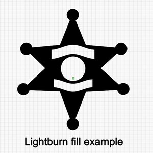 6 Point Badge SVG Files for Cnc Routers Vinyl Cutters and Laser ...