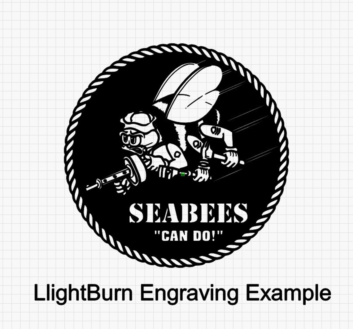 Military - US Navy Seabee - SVG Files for Cnc Router and Laser ...