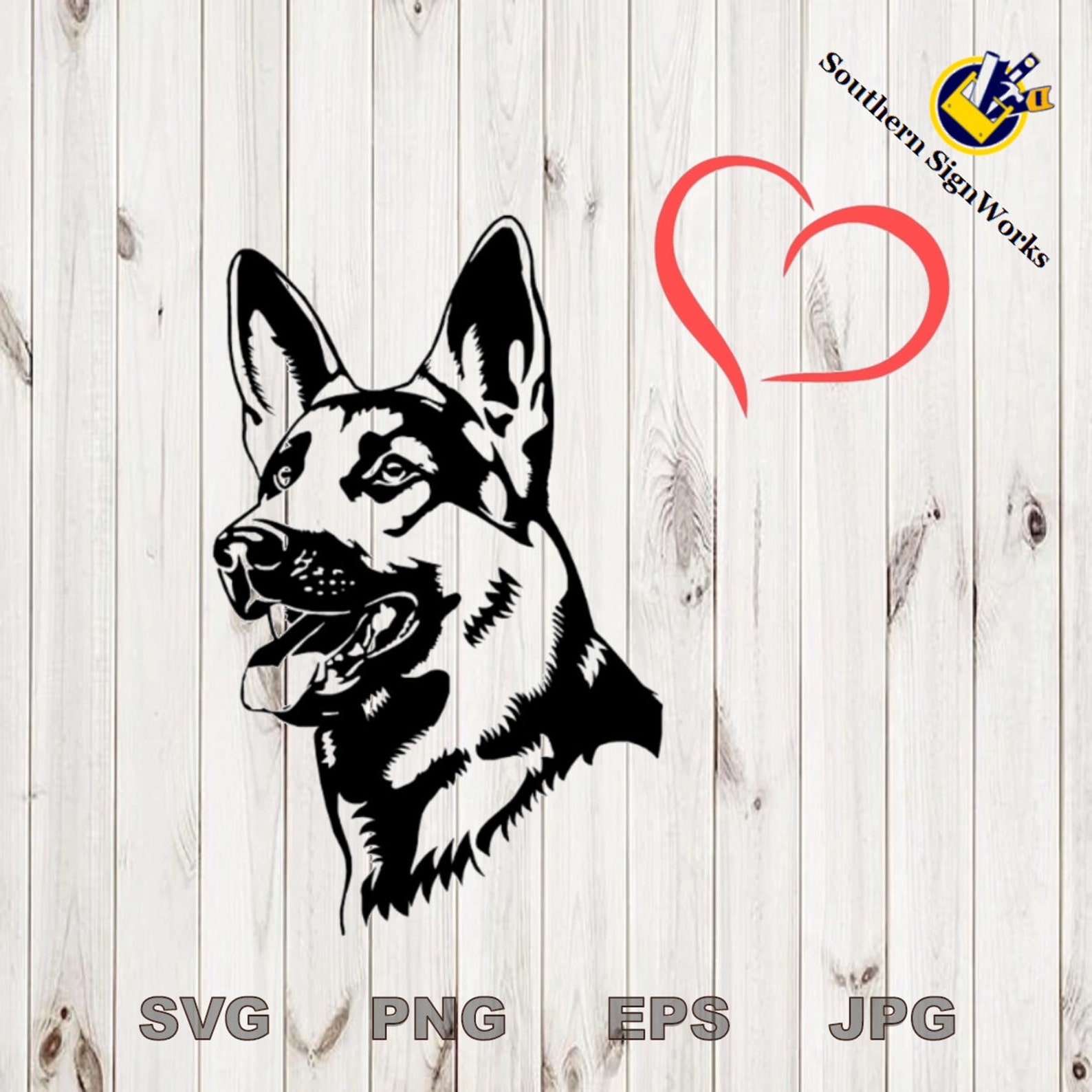 German Shepherd SVG Files for Cnc Router and Laser Engraving - Etsy