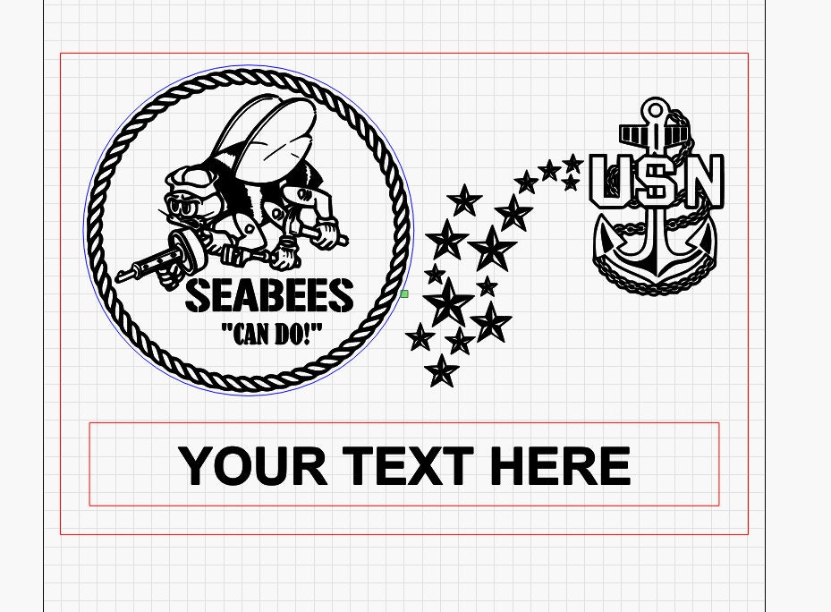 US Navy Seabee Sign SVG Files for Cnc Router and Laser - Etsy