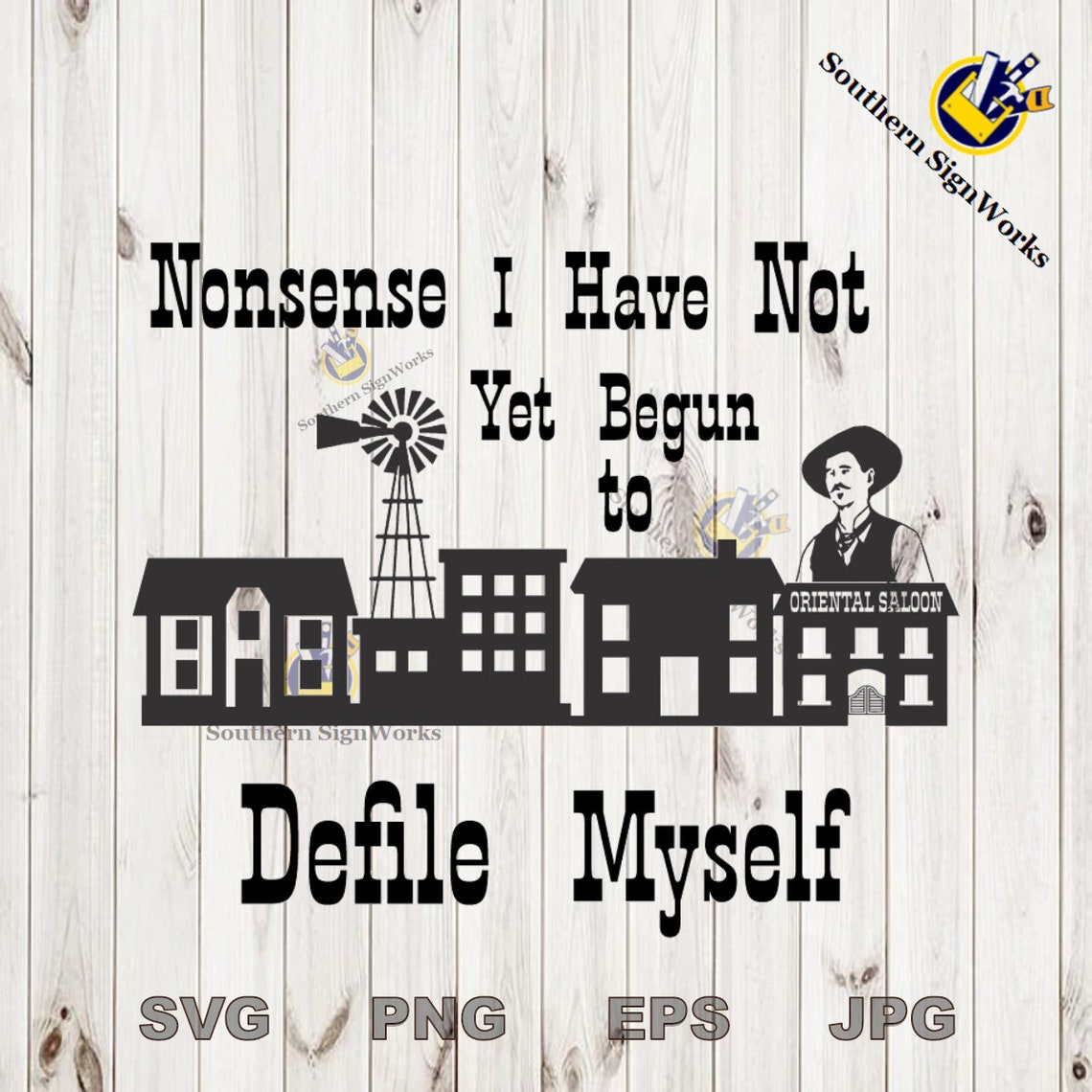 Western Old West Doc Holiday Tombstone SVG Files for - Etsy