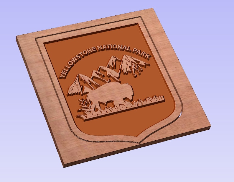 Yellowstone National Park SVG Files for Laser Engraving and - Etsy