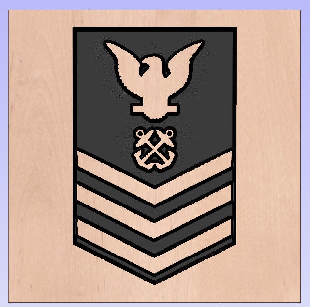 Military U S Navy Petty Officer First Class SVG Files for - Etsy