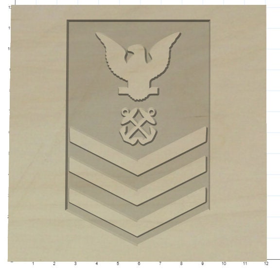 US Navy Petty Officer First Class SVG – Laser Engraving, CNC Router ...