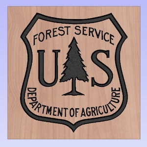 US Forest Service Logo SVG, CNC Laser Cut Files (digital Download) - Etsy