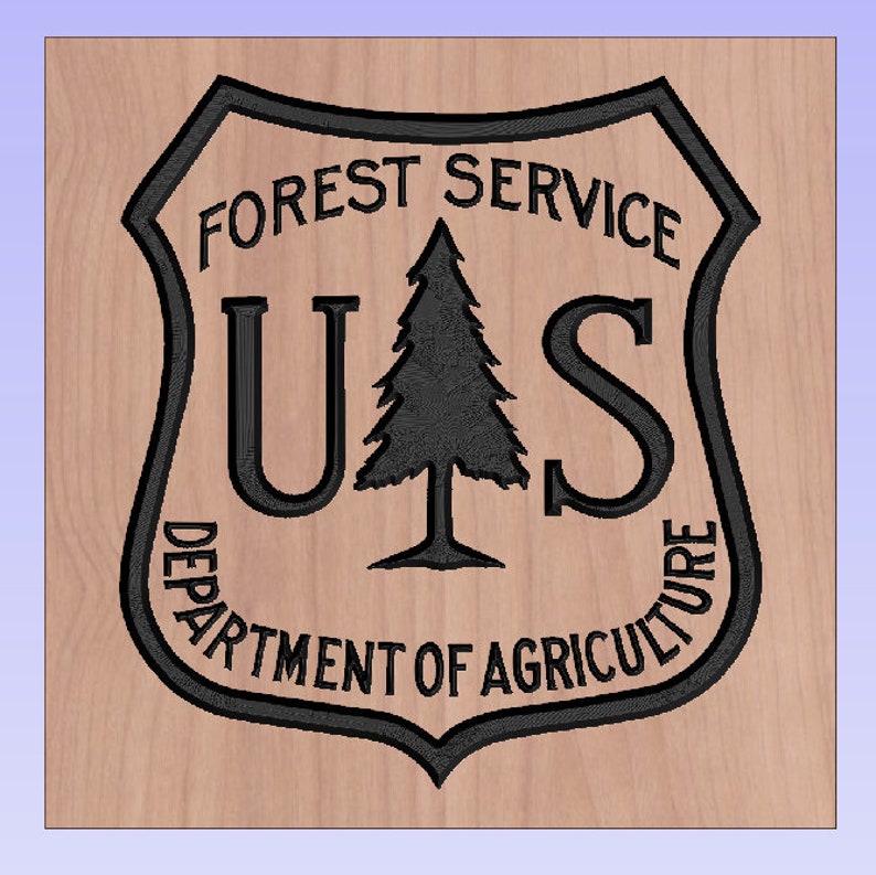 US Forest Service Logo SVG, CNC Laser Cut Files (digital Download) - Etsy
