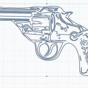 Revolver - Pistol - Handgun - SVG Files for Laser Engraving and Cnc ...