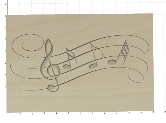 Musical Notes SVG Files for Cnc Router and Laser Engraving - Etsy Australia