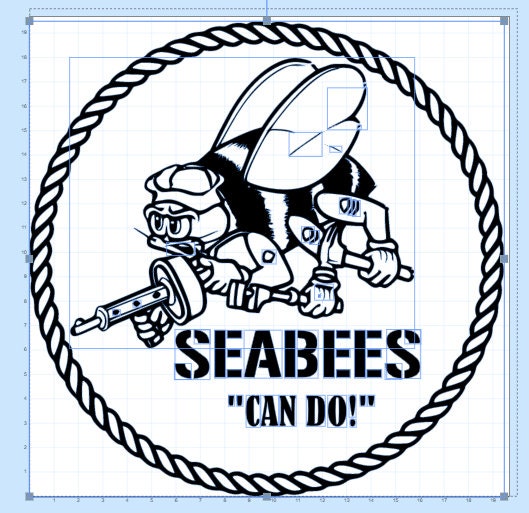 US Navy Seabee SVG Files for Cnc Router Vinyl Cutting and | Etsy Canada