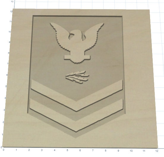 US Navy Petty Officer Second Class SVG – Laser Cut CNC Files - Etsy