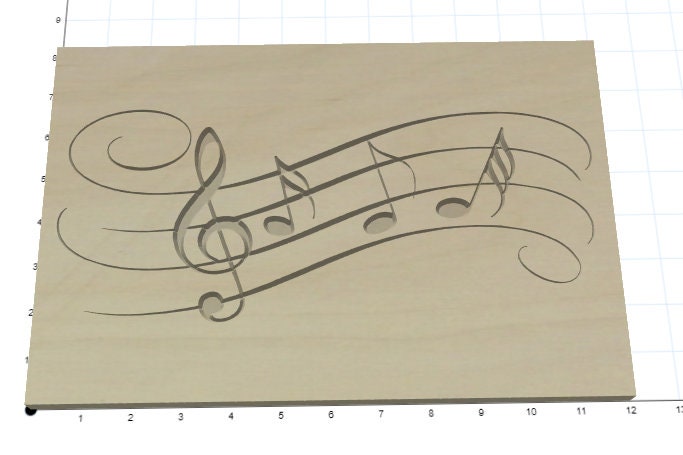 Musical Notes SVG Files for Cnc Router and Laser Engraving | Etsy Australia