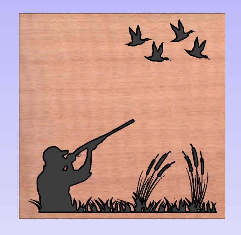 Duck Hunting SVG Files for Laser Engraving and Cnc Router - Etsy