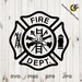 Fire Department SVG Files for Laser Engraving, Vinyl Cutters and Cnc ...