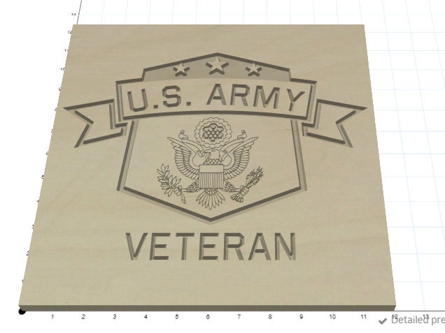 Army Veteran SVG Files for Laser Engraving Vinyl Cutters and - Etsy